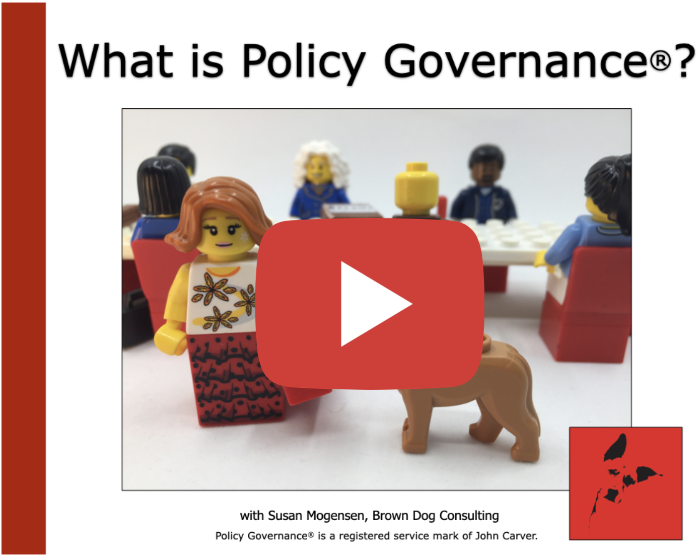 What is Policy Governance? (aka the Carver Governance model)